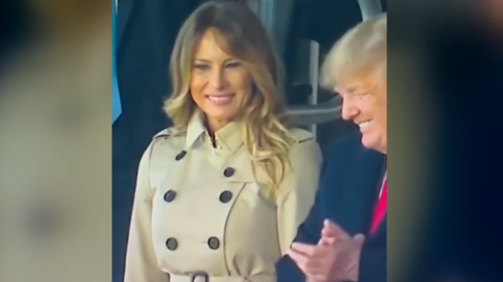 Melania’s best eye roll yet at Trump goes viral - Starts at 60
