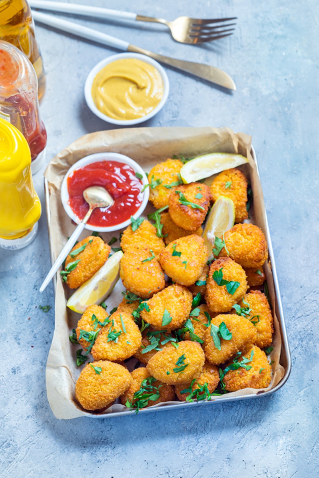 Homemade veggie nuggets - Starts at 60