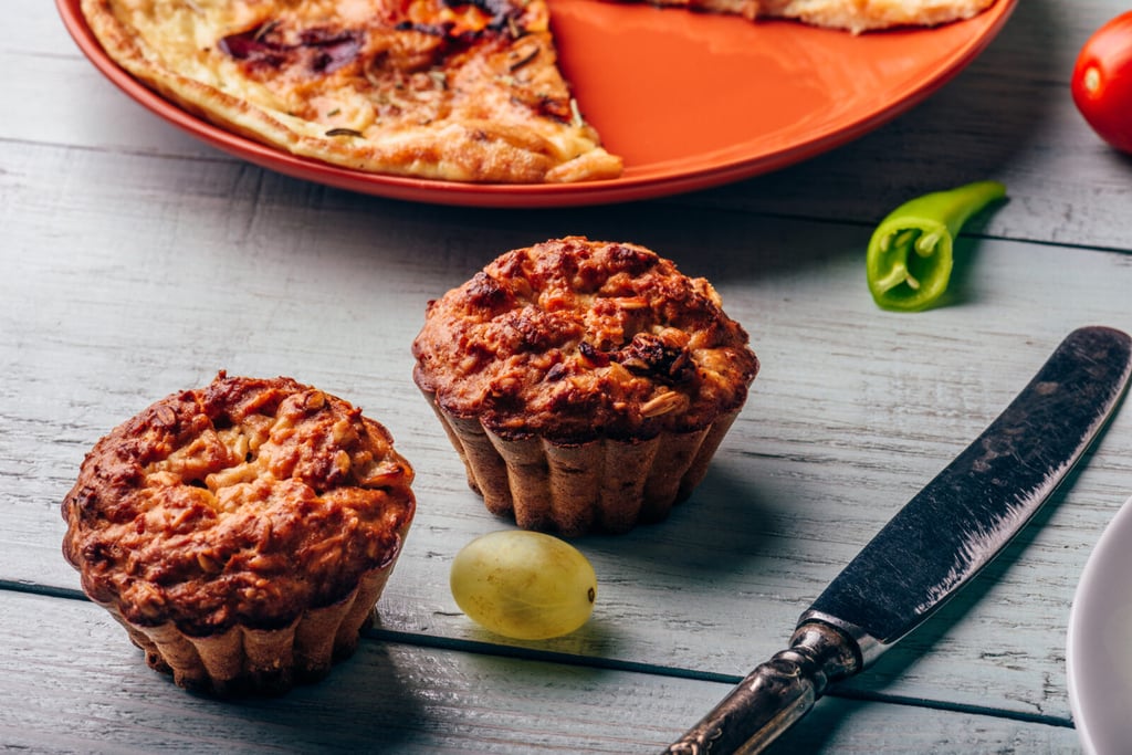 Savoury Texas Muffins: Roasted Capsicum and Chorizo - Starts at 60