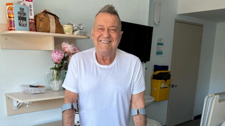 ‘Hope I’ll be home for Christmas’: Jimmy Barnes ‘up and walking ...