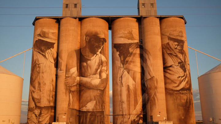 These amazing silos have put this little Aussie town on the map ...
