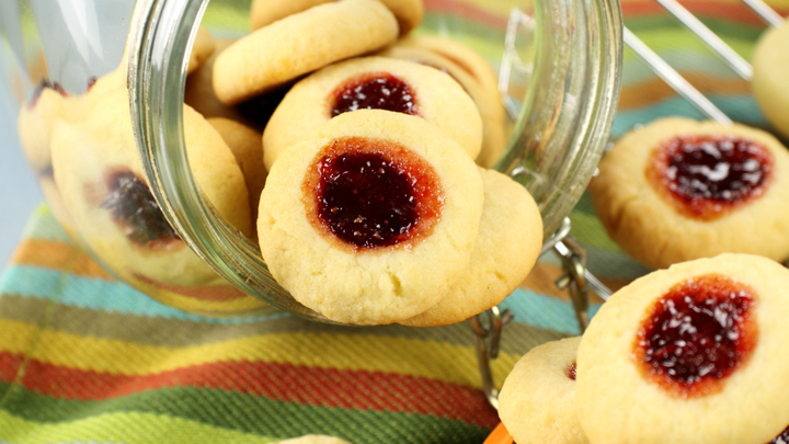 Raspberry and almond jam drops - Starts at 60